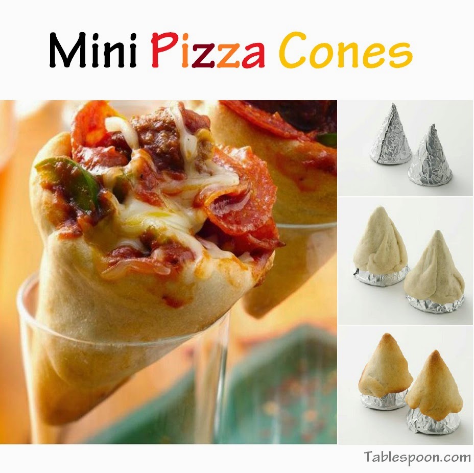 Creative Recipes Collection!: Mini Pizza Cones