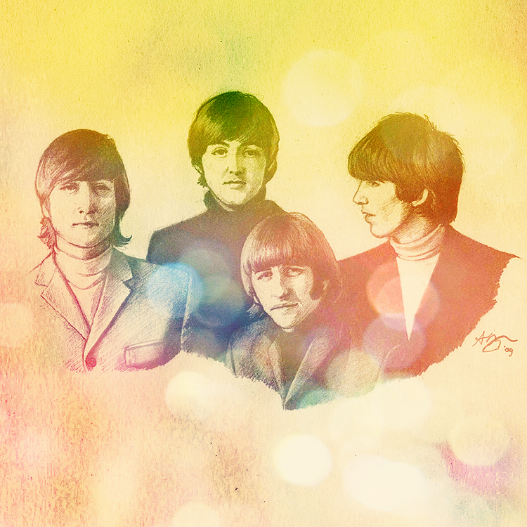 Imágenes para coleccionar: Dibujos de The Beatles
