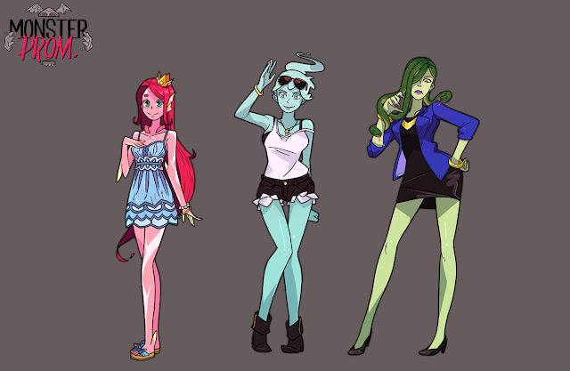 Arthur Illustrations: Monster Prom: Character Design
