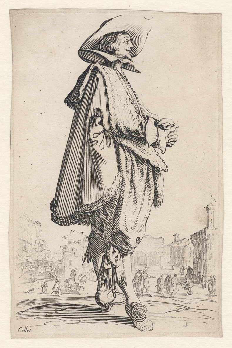 Prints and Principles: Jacques Callot’s etching, “Standing nobleman ...