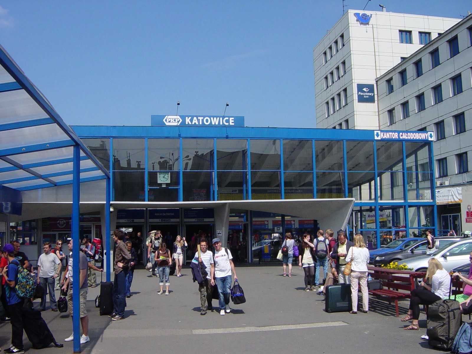 railway stations: Poland: Katowice (temporary railway station)