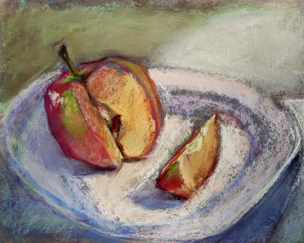 Carlene Dingman Atwater: Apple in Pastel