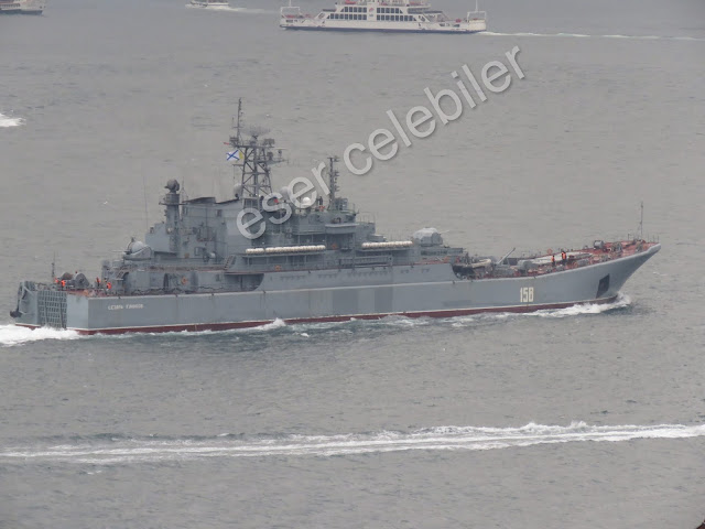 WARSHIPS ON THE BOSPHORUS: 158 Caesar Kunikov (BDK-64) Ropucha II
