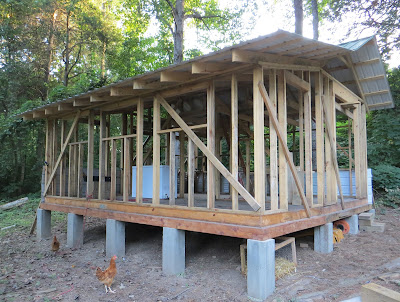 Workshop Roof Installed – Maitri Homestead