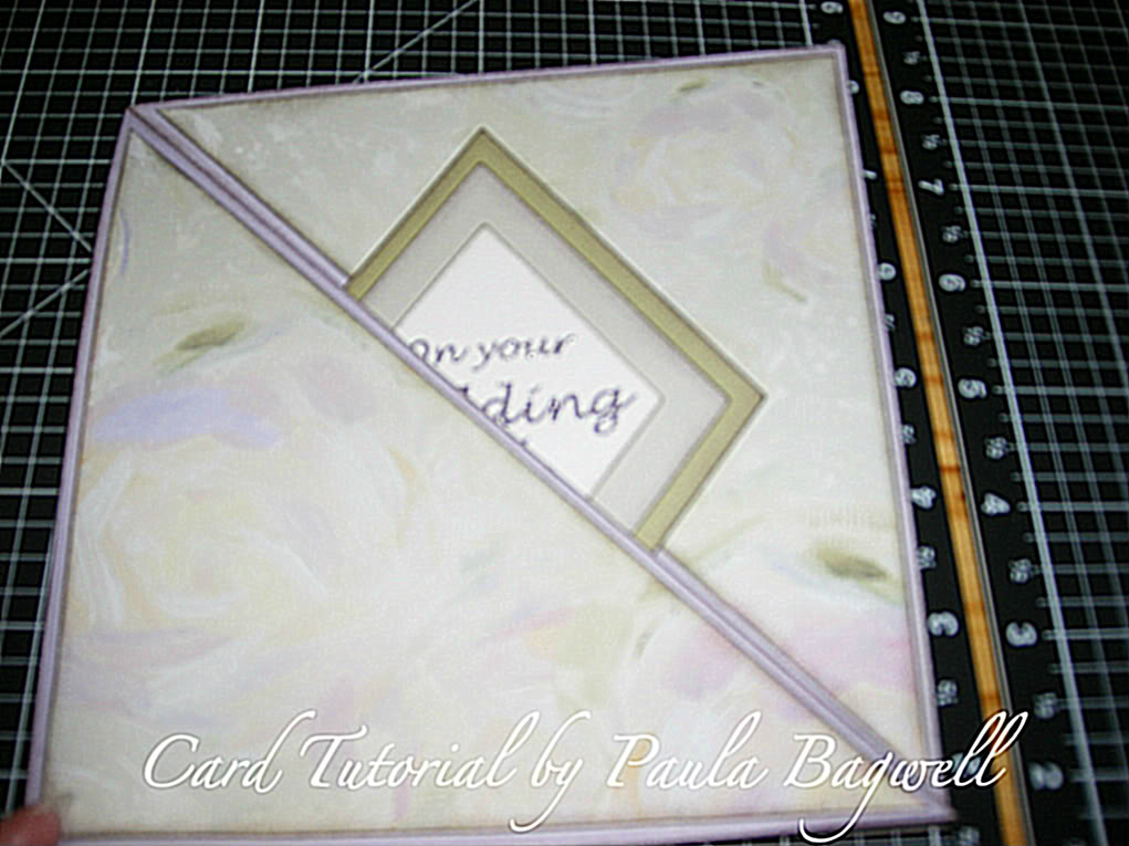Paula's Space: Tutorial - a Square-Triangle Tri-Fold Card.... (an ...