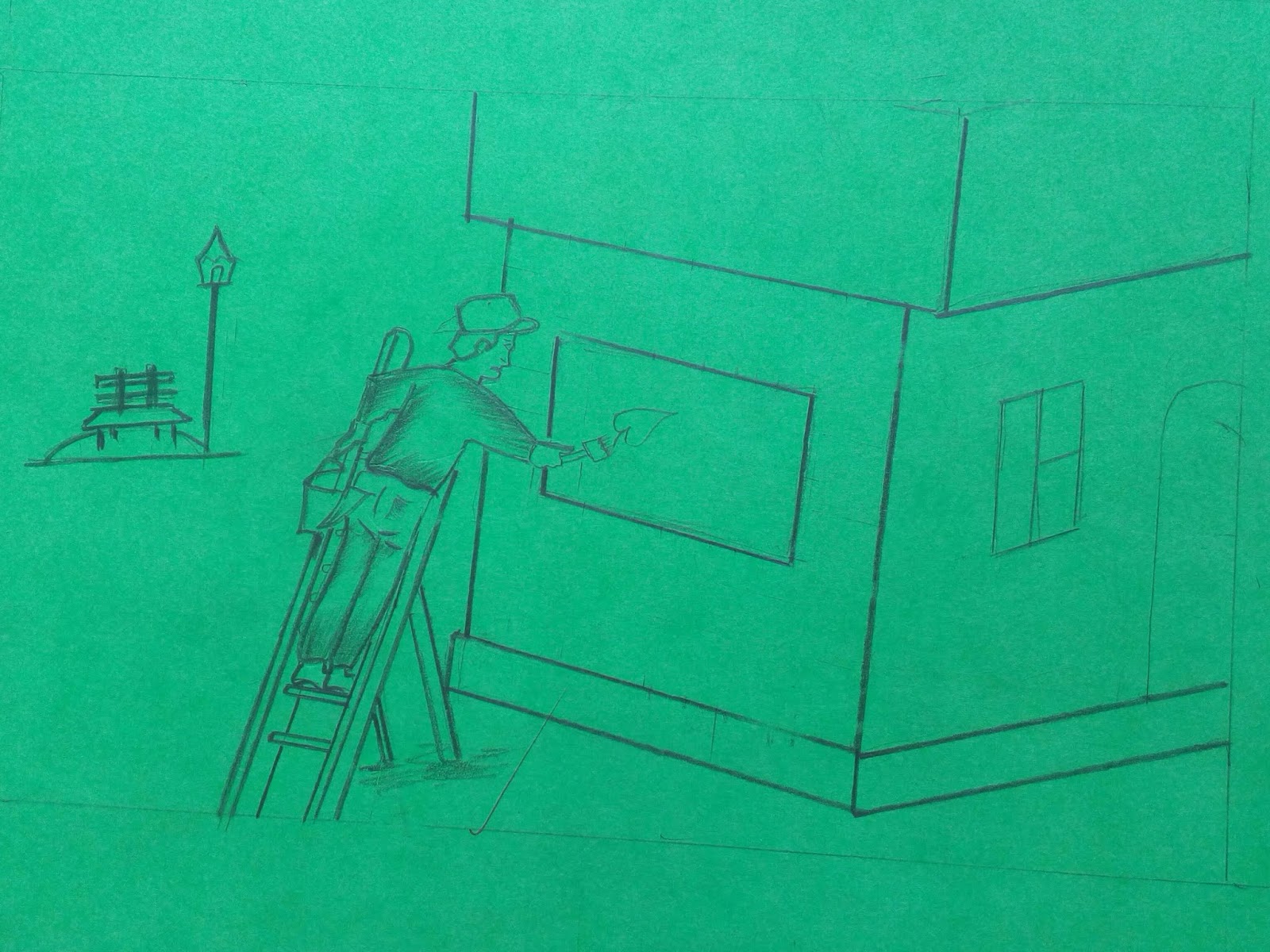 Flowers : Picturization of The last leaf