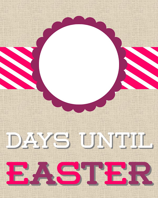 Easter Dry-Erase Countdown