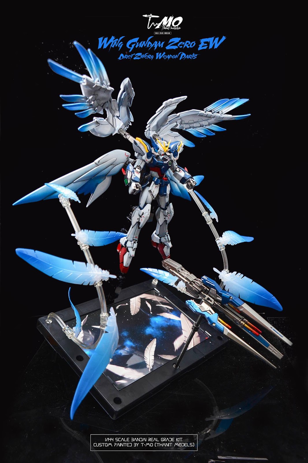 Custom Build: RG 1/144 Wing Gundam Zero EW + Effects