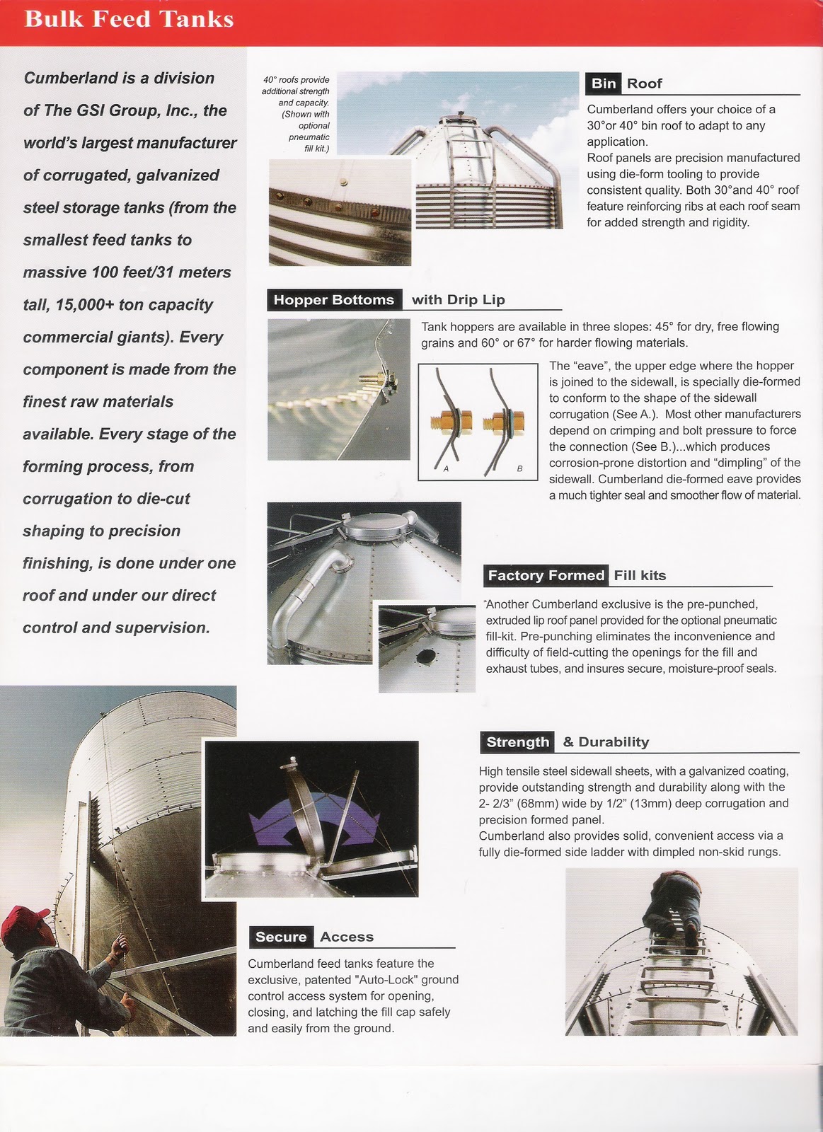 CV SINAR MUSTIKA: (GSI Group) Cumberland Bulk Feed Tank & Flex-Flo Systems