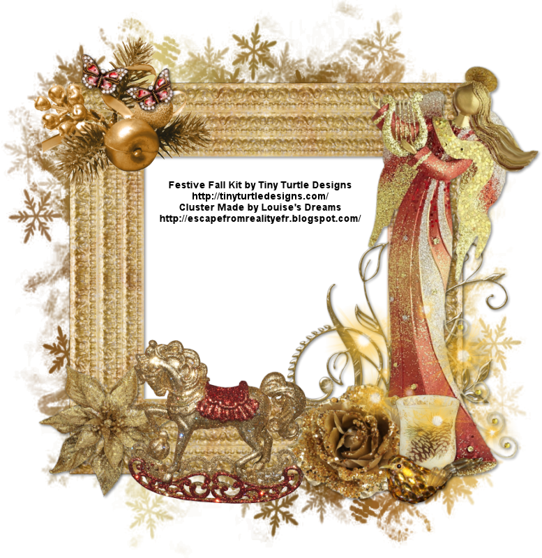 Escape From Reality Blog: FTU "Festive Fall" Clusters & Cluster Frames