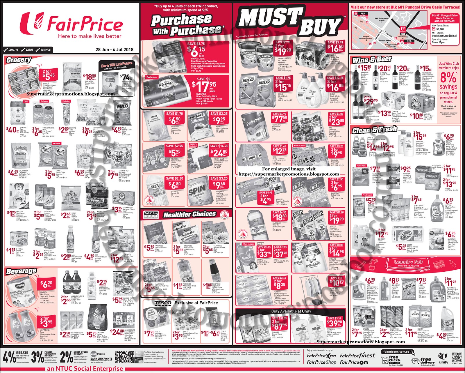 NTUC FairPrice Promotion 28 June - 04 July 2018 ~ Supermarket Promotions