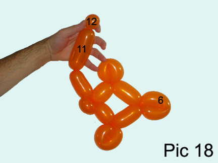 Balloon animals twisting instructions: Balloon fish