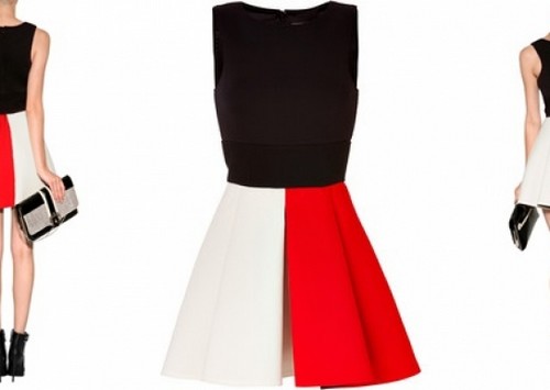 Color Block Dress Trend in Three Stories