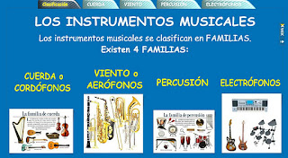 Mi música en el cole: Instrumentos