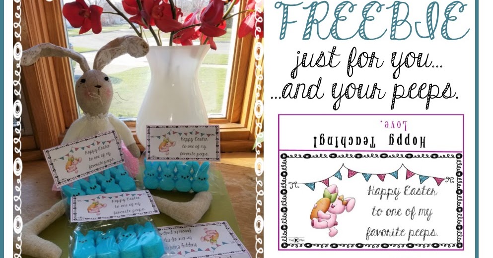The K Files: Happy Easter Peeps! Treat Label FREEBIE
