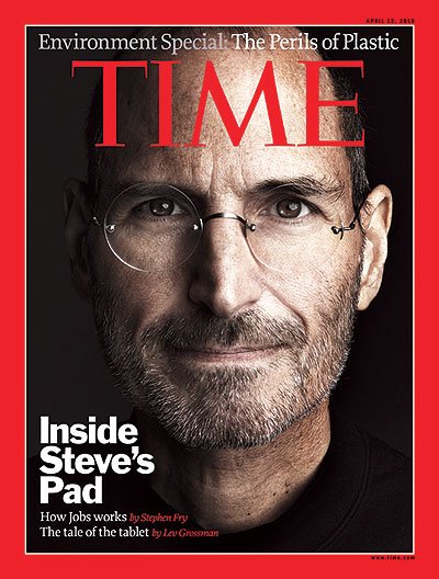 Fábio: Capas da Revista Time com Steve Jobs