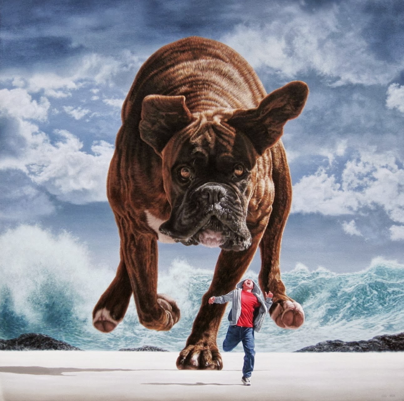 Arte y Actividad Cultural: Obra Surrealista de Joel Rea, Pintor Australiano