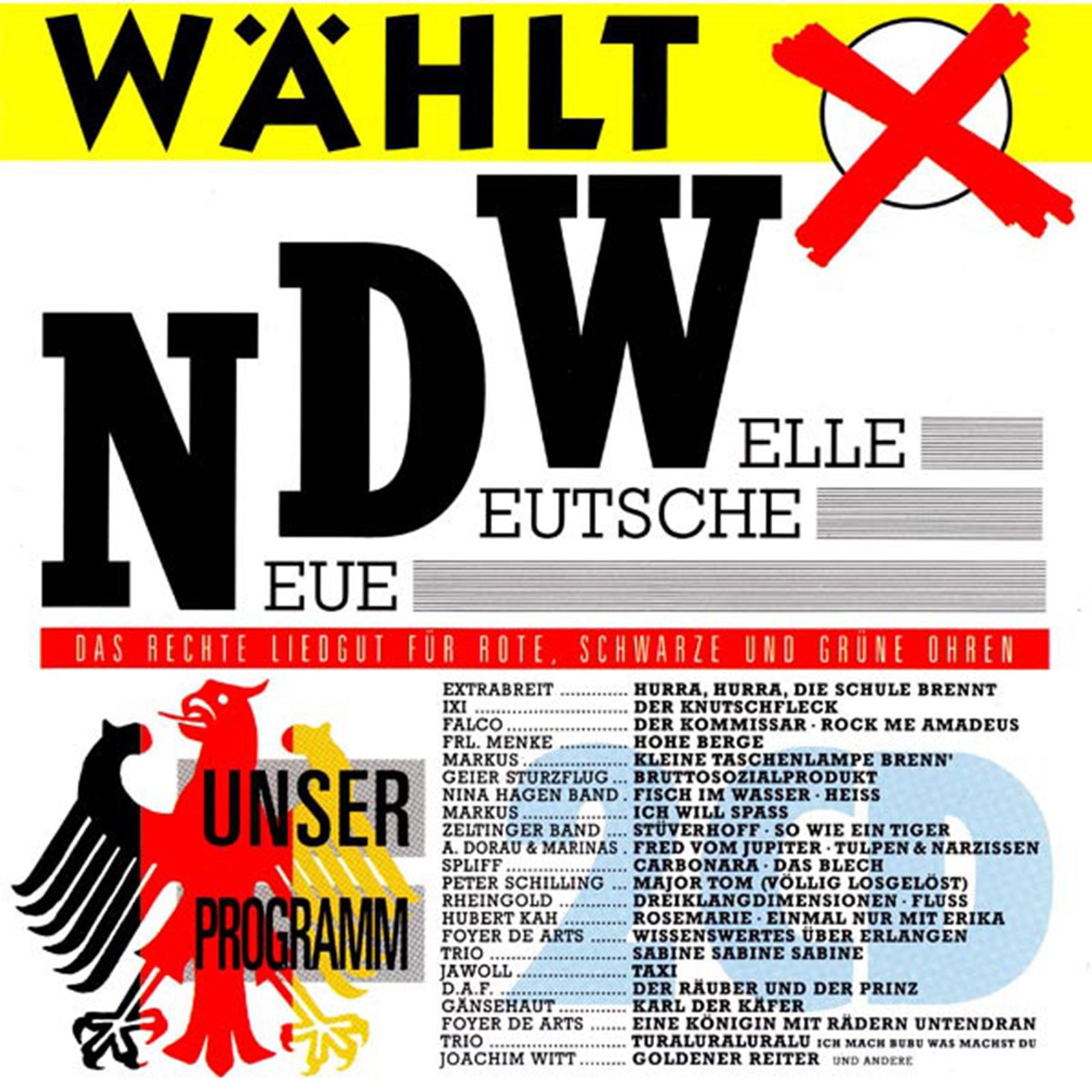 WET DREAMS: VARIOUS - WÄHLT NEUE DEUTSCHE WELLE (POLYPHON, 2 CD ALBUM ...