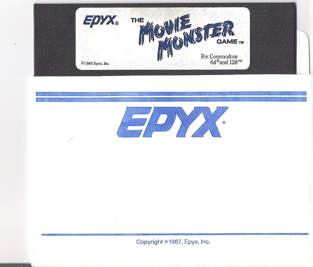 the sphinx: The Movie Monster Game (Epyx, 1986)