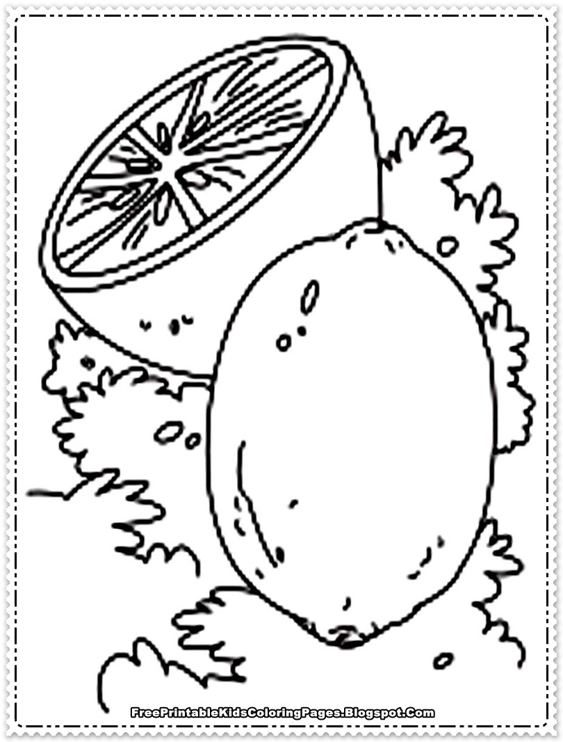 Things That Are Orange Coloring Pages Coloring Pages