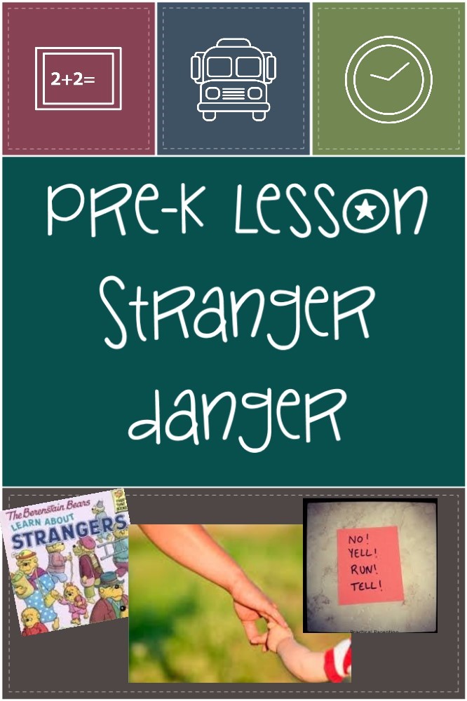 Pre-k Stranger Danger Circle and Activity