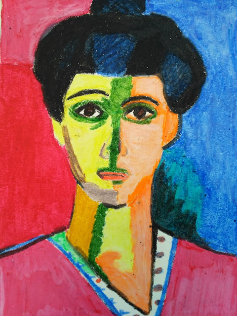 ¡Manualidades del Colegio El Salvador!: "La raya verde" de Matisse ...