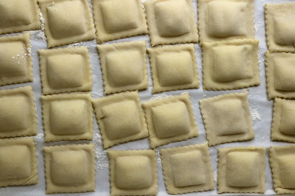 Cookistry: Southwestern Pierogi Ravioli with potato, corn, and chiles