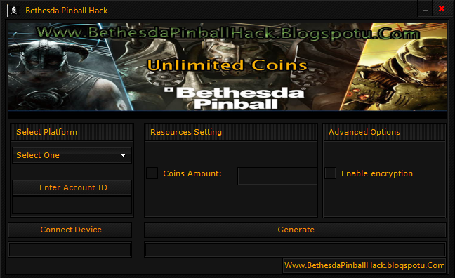 Bethesda Pinball Hack Cheats