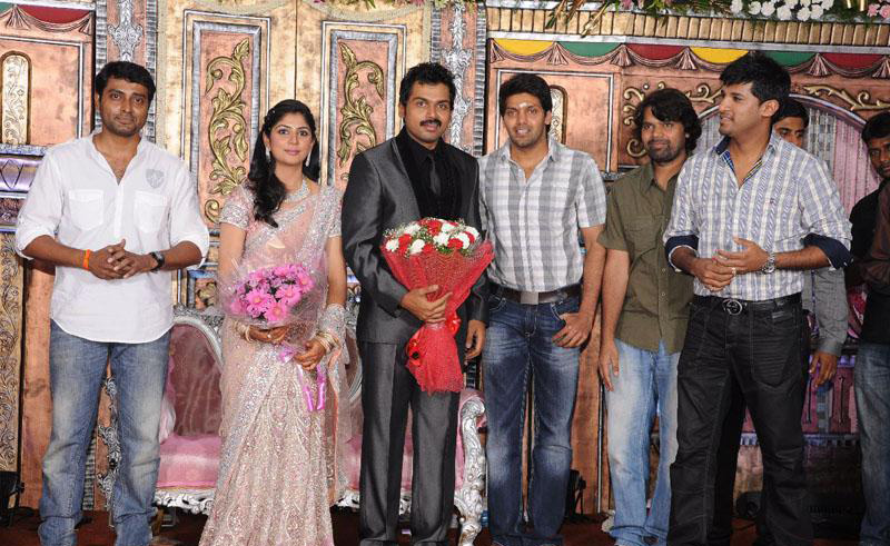 REALSURYAFANS: Karthi Wedding Reception