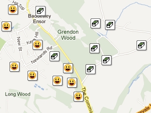 Our Geocaching adventures: Geocaching around Baddesley Common