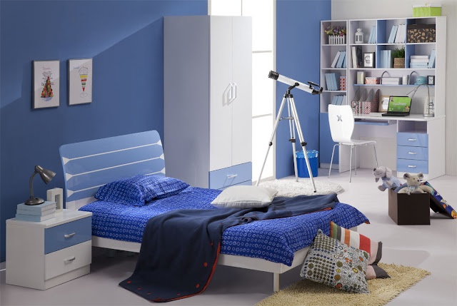 Blue Bedrooms For Kids - Wonderful