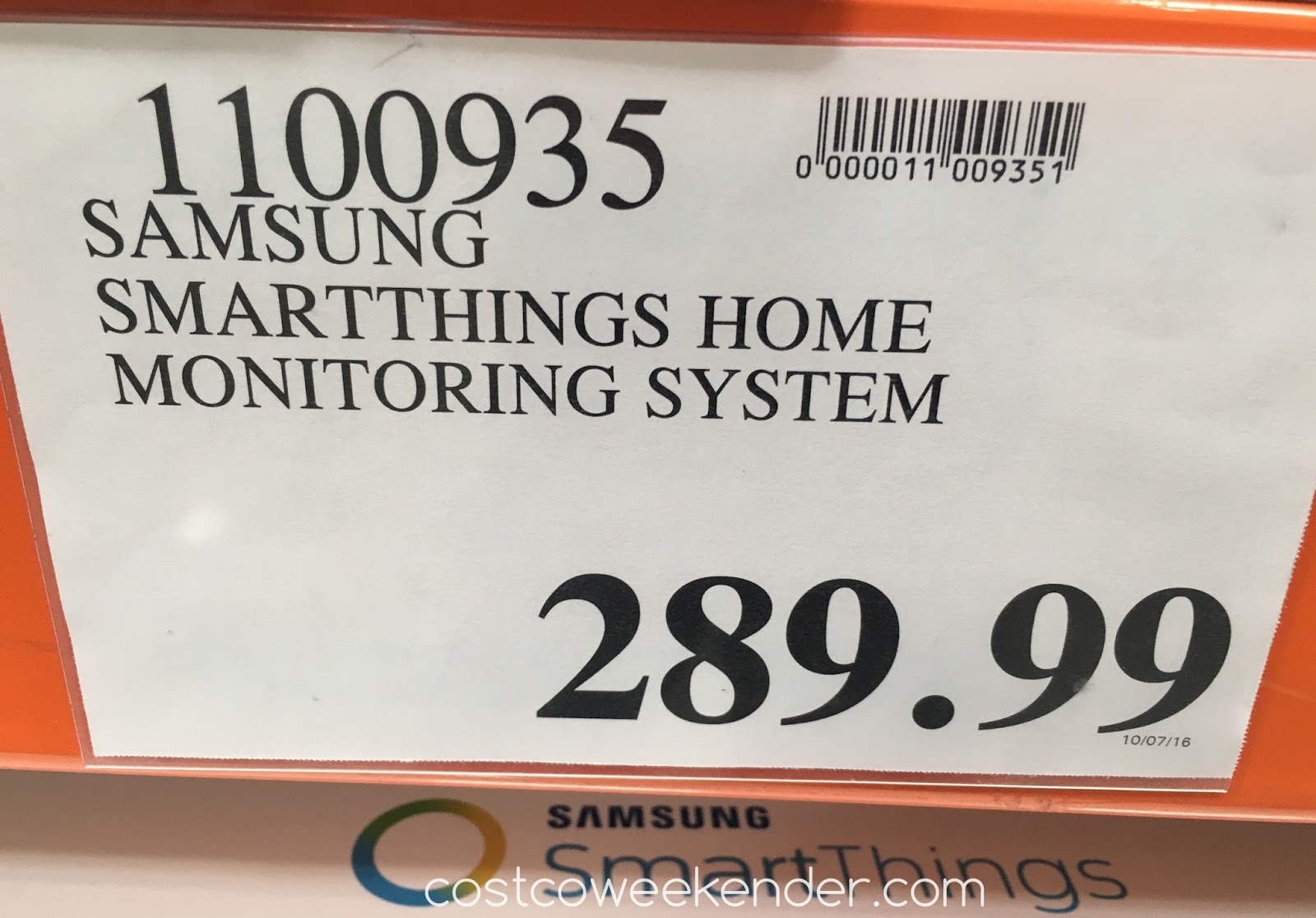 Samsung SmartThings Home Monitoring System | Costco Weekender
