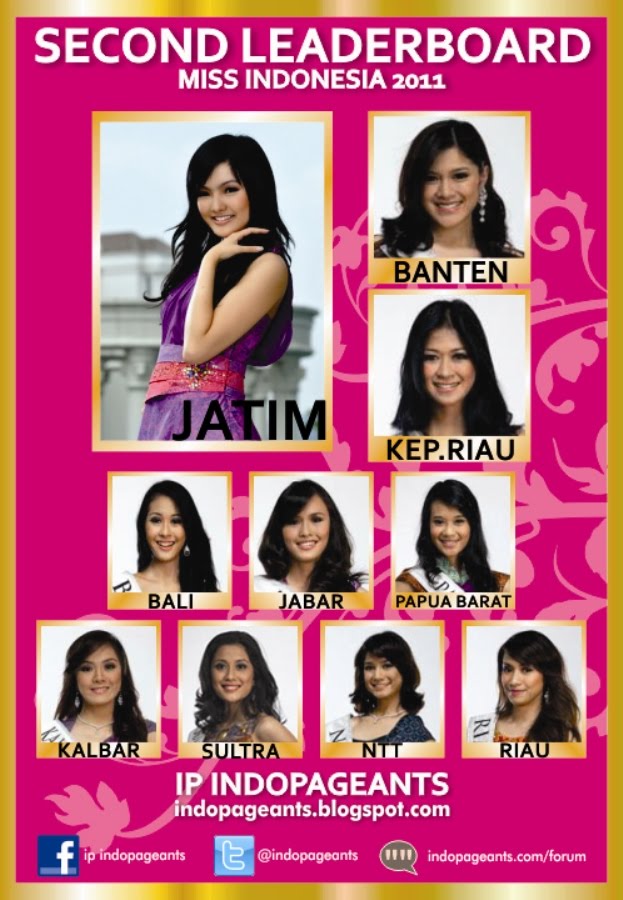 Miss Indonesia 2011 Part 7 : The Second Leaderboard - Indonesian ...