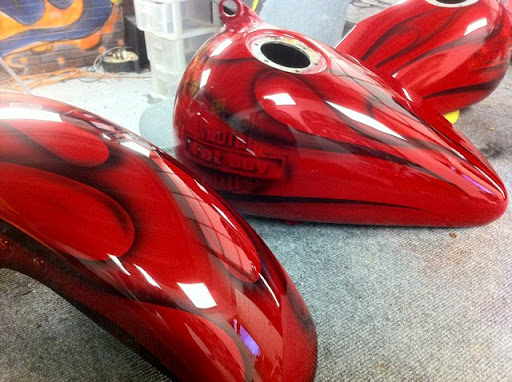 Online Motorcycle Paint Shop: Recent paint jobs by Time Warp