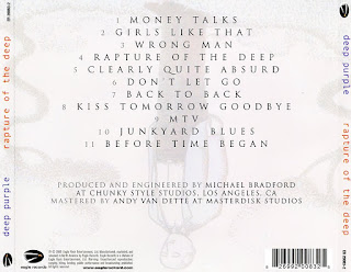 Cries from the Quiet World: Deep Purple "Rapture Of The Deep"