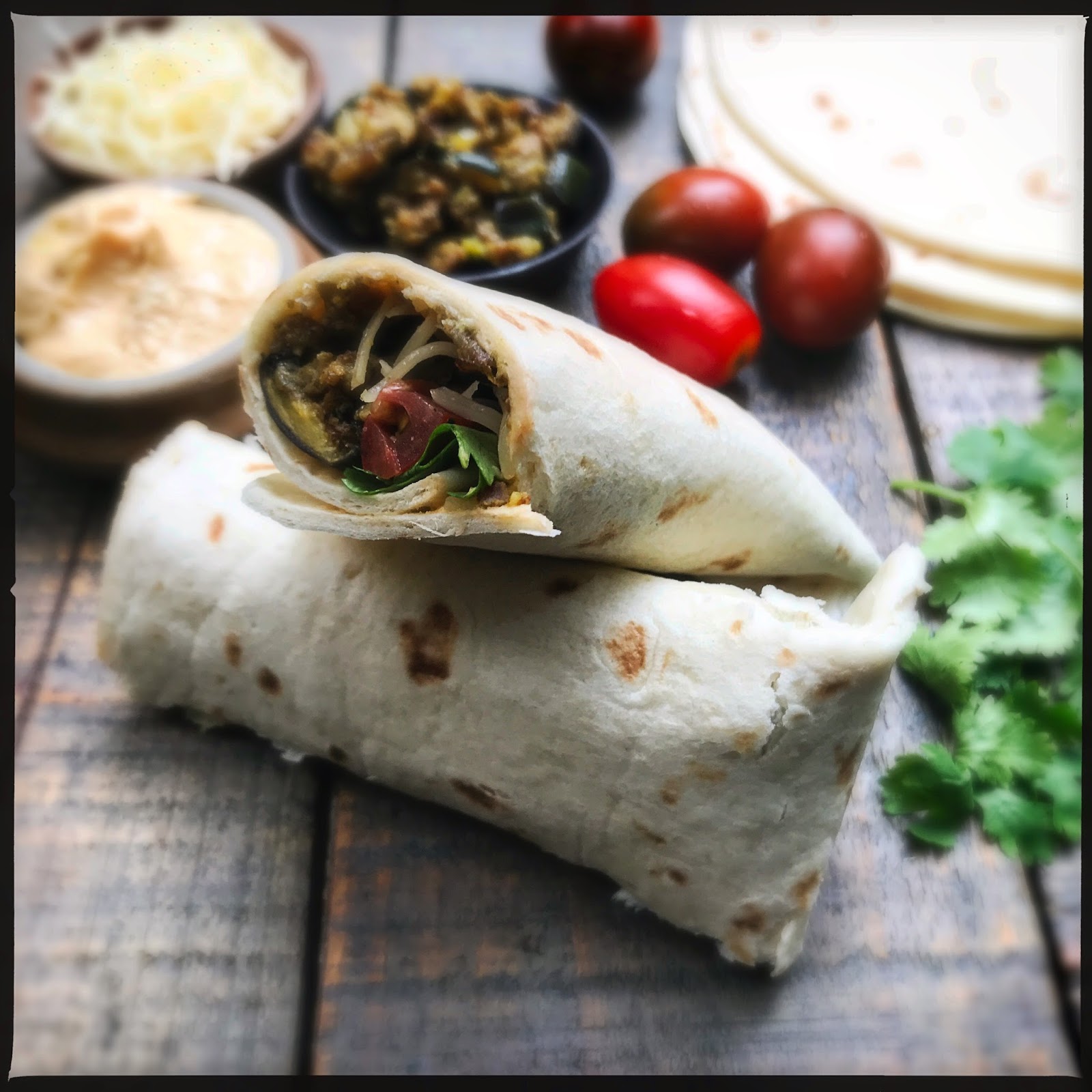 Ma cuisine à moi: Mes burritos boeuf/aubergine/courgette