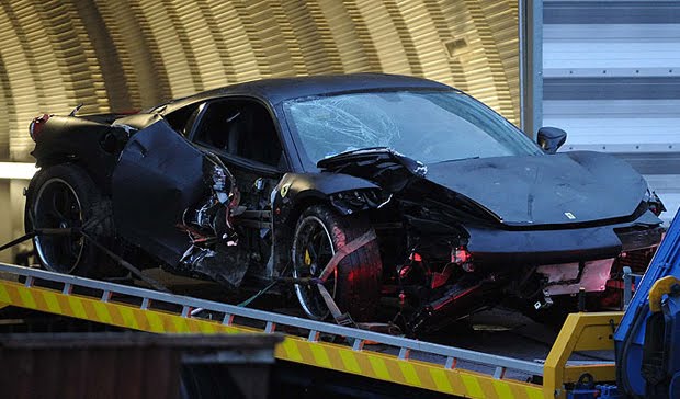 ferrari ff crash |vintage cars