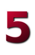 Cliparts and Images: Clipart for number 5