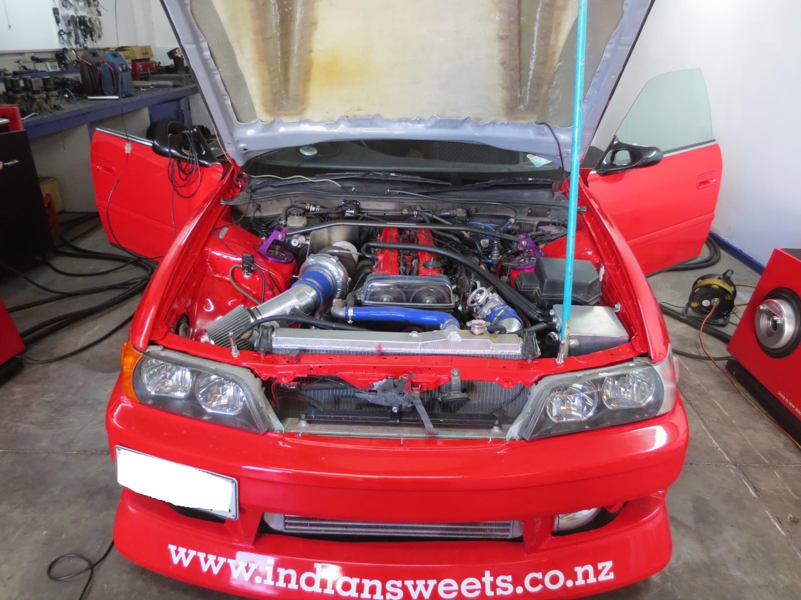 ST Hitec's Tuning Diary: JZX100 CHASER 2JZ stock with single turbo....