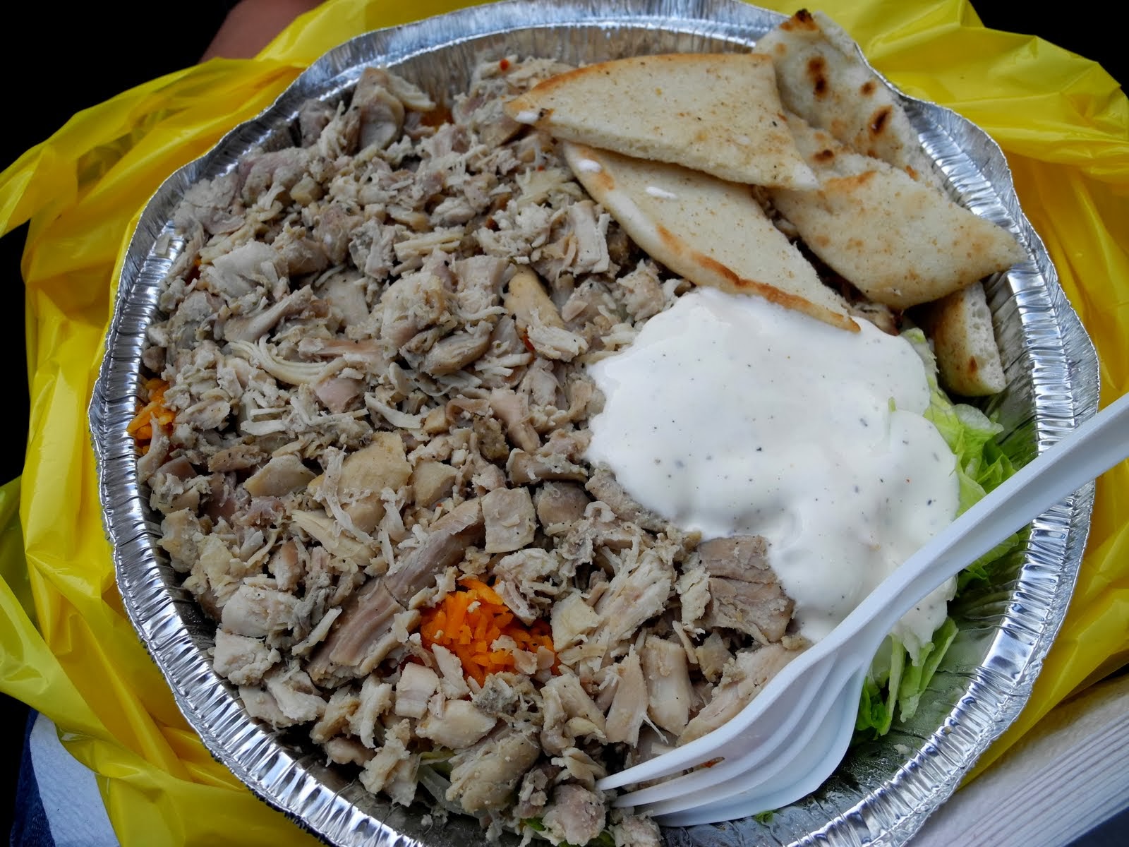 The Halal Guys, New York : Eating Without Moving