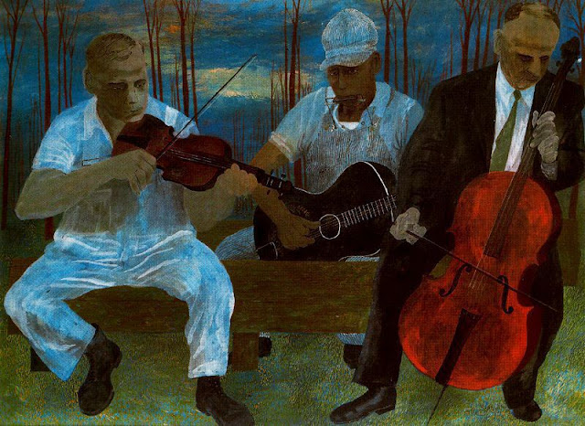 Painting of Ben Shahn artist, Ben Shahn paintings