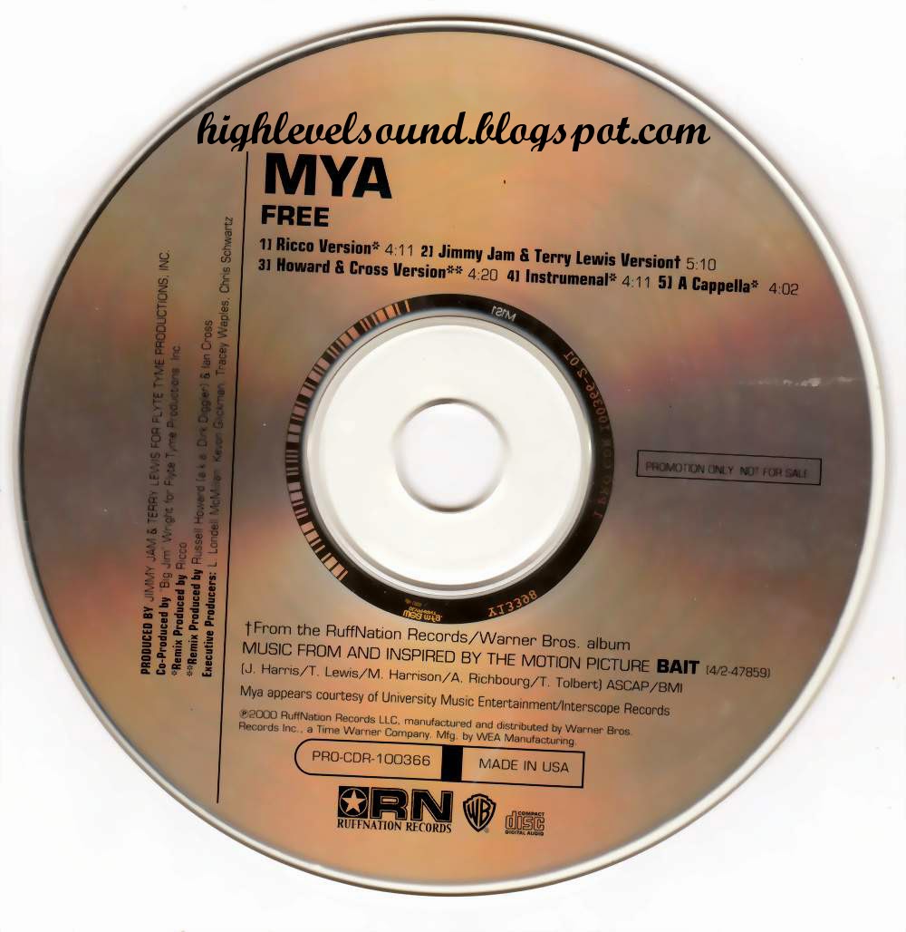 highest level of music: Mya - Free-(Promo_CDM)-2000-hlm