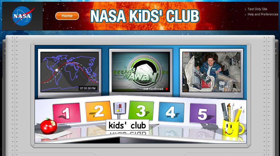 Tom da Física: NASA Kids´Club