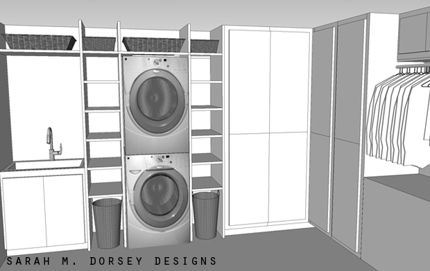 sarah m. dorsey designs: Laundry Room Plans