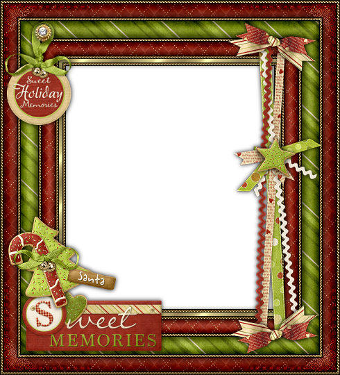 Pretty Christmas Free Printable Photo Frames, Cards or Invitations ...