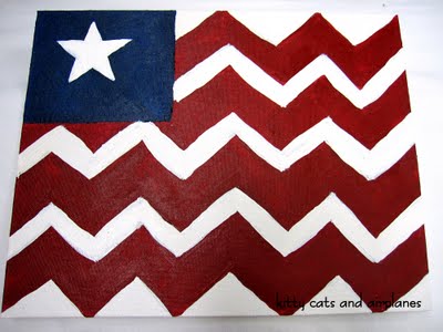 Be Different...Act Normal: Chevron Flag [4th of July]