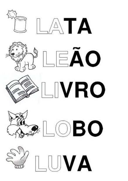 Objeto con la letra l - Imagui