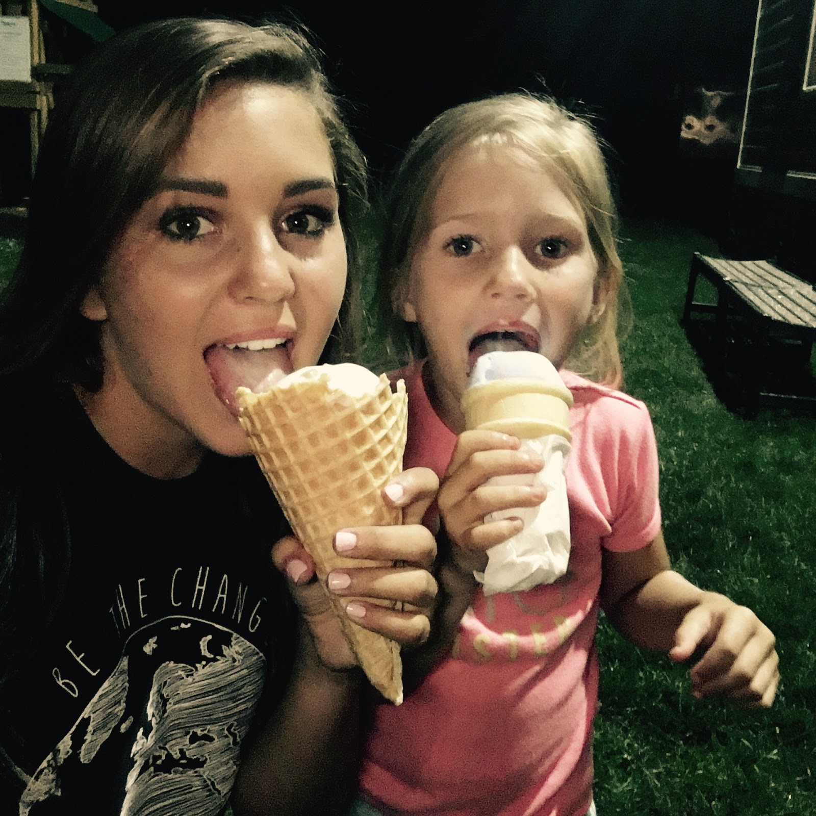 Real Life: Ice cream and Photo session.