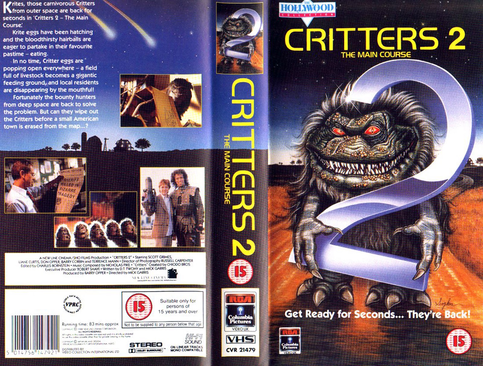 MÁS QUE CINE DE LOS OCHENTA: Critters 2 (1988, Mick Harris) Critters 2 ...