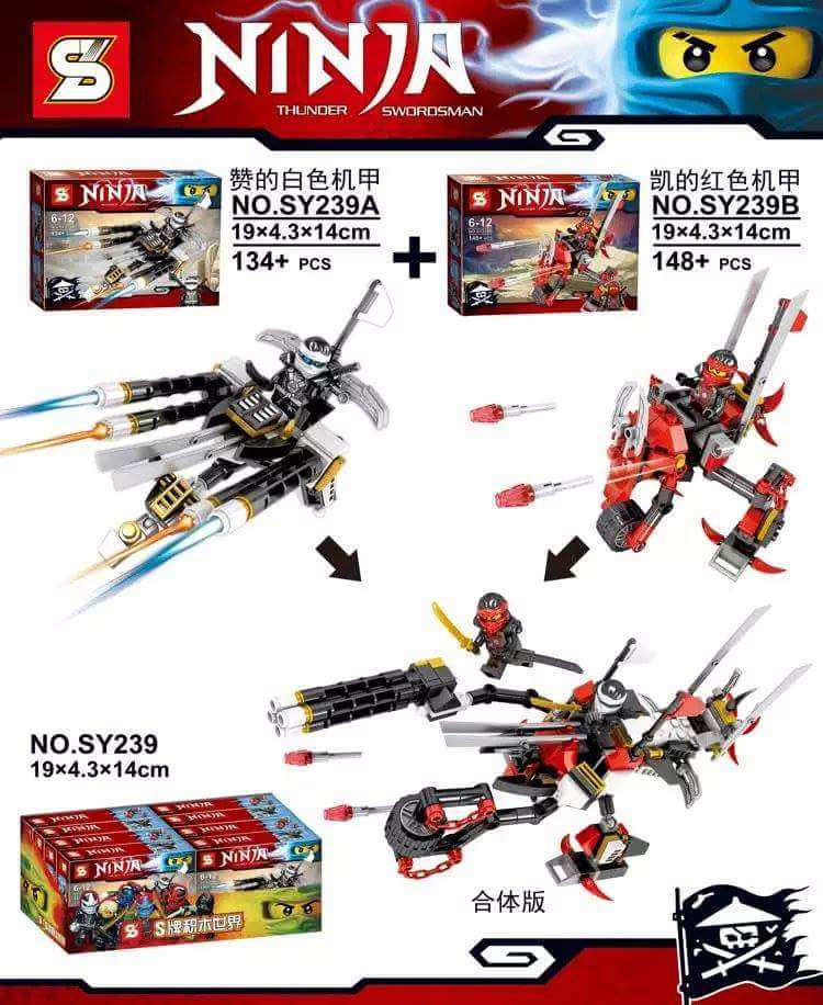 mainan lego, lego kw murah, banyak macam, jakarta : Ninjago SY 239 A-B ...